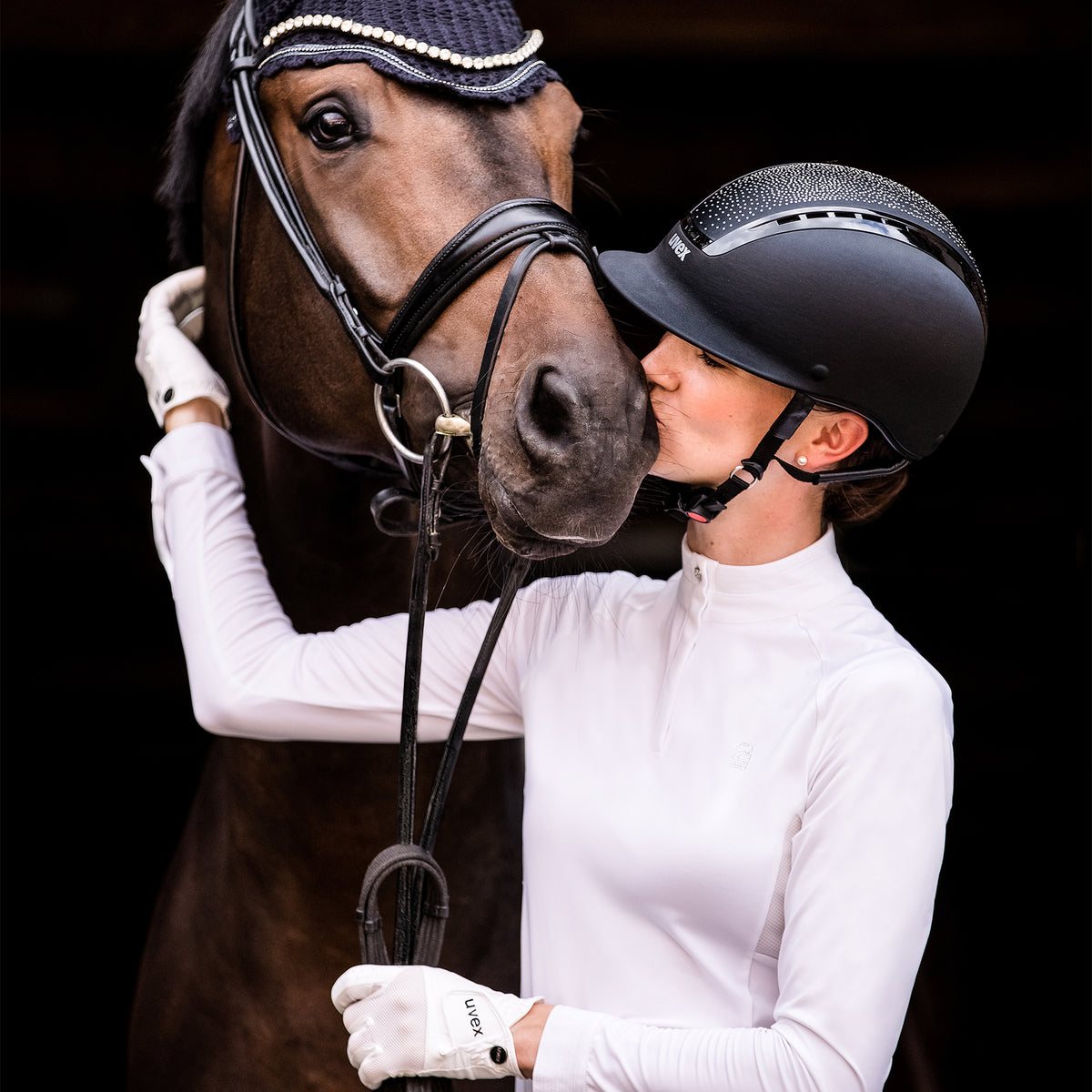 Cavallo CAVALUV PROTECT HALF ZIP Ladies Collar Competition Shirt – Cavallo UK